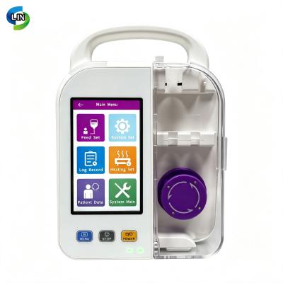 China Medical Nutrition Feeding Pump with Curved Peristaltic Mechanism and 1-1800 ml/hour Feeding Rate at 32~50℃ / 90~122℉ for sale