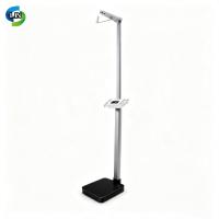 China CE Certified Medical Weighing Scale with 200kg Maximum Weight Capacity and Voice Broadcast Height Measurement for sale