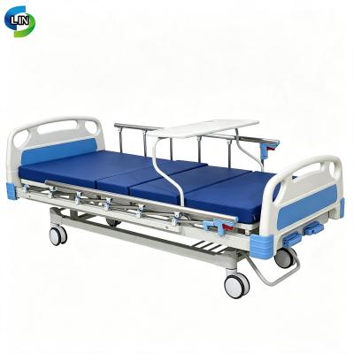 China CE Certified Manual Nursing Bed with Multi-function and Stainless Steel Construction for Hospitals for sale