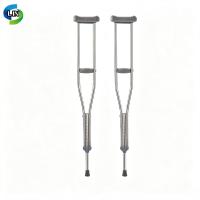 China Height Adjustable Stainless Steel Medical Crutch with 100kg Max Load Capacity for Mobility Rehabilitation for sale