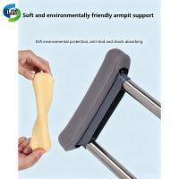 China Height Adjustable Stainless Steel Medical Crutch with 100kg Max Load Capacity for Mobility Rehabilitation for sale
