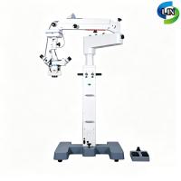 China Dual-head Surgical Microscope with 4×~24× Continuous Zoom and LED, Halogen Illumination for Orthopedics and Plastic Surgery for sale