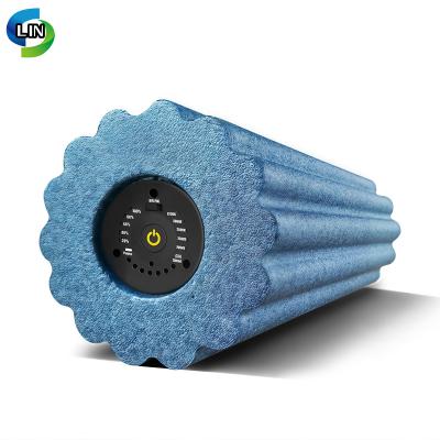 China Vibrating Foam Roller Relaxer with EVA Outer Shell and EPP Core Foam for Muscle Massage & Body Stretching for sale
