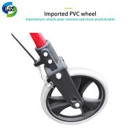 China Lightweight Folding Rehabilitation Walker Rollator with 130kg Max Load for Nursing Home and Household Use for sale