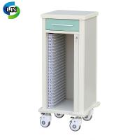 China Class II Medical Devices CE Certified Medical Record Cart with 4 Silent Medical Casters for sale