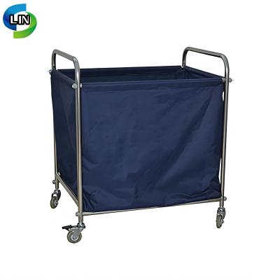 China Lightweight and Easy to Clean ABS Emergency Trolley with Silent Casters for Hospital Use for sale