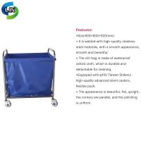 China Lightweight and Easy to Clean ABS Emergency Trolley with Silent Casters for Hospital Use for sale