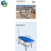 China Metal Medical Stretcher Trolley with 1906570 CM Dimensions and CE ISO Certification for Hospital Emergency Use for sale