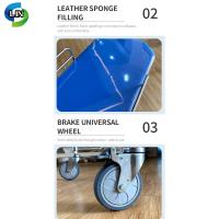 China Metal Medical Stretcher Trolley with 1906570 CM Dimensions and CE ISO Certification for Hospital Emergency Use for sale