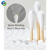 China Disposable Cotton Swab with 100% Pure Cotton Tip - Eco-friendly and Single-use for Medical Cleaning and Makeup Removal for sale