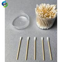 China Disposable Cotton Swab with 100% Pure Cotton Tip - Eco-friendly and Single-use for Medical Cleaning and Makeup Removal for sale