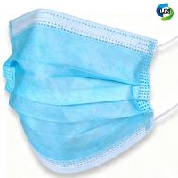 China 3-Ply Type IIR Disposable Surgical Medical Face Mask with BFE 99% and CE Certified for sale