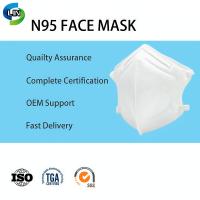 China Medical N95 Mask with 98% Particle Filtration 5 Layers and Foldable Headloop Style for sale
