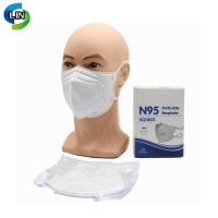 China Medical N95 Mask with 98% Particle Filtration 5 Layers and Foldable Headloop Style for sale