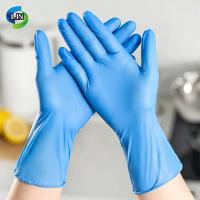 China Heavy-duty Thick Disposable Medical Gloves with Textured Fingertips and Waterproof Barrier for Hand Safety Protection for sale