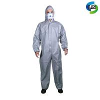China Disposable Medical Protective Coverall with Waterproof Barrier Protection 99% Filtration Efficiency and Integrated Hooded One-piece Design for sale
