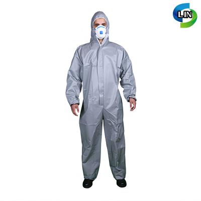 China Disposable Medical Protective Coverall with Waterproof Barrier Protection 99% Filtration Efficiency and Integrated Hooded One-piece Design for sale