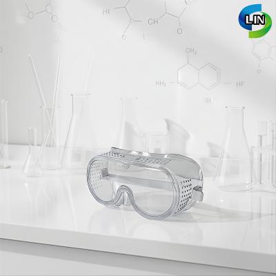 China Medical Protective Goggles with Anti-fog Coating, Full Wrap-around Frame and PVC + PC Material for Chemical Laboratory Protection for sale