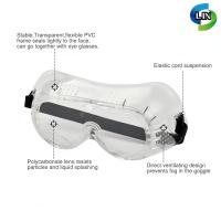 China Medical Protective Goggles with Anti-fog Coating, Full Wrap-around Frame and PVC + PC Material for Chemical Laboratory Protection for sale