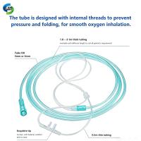 China Disposable Oxygen Tube Nasal Oxygen Cannula with Medical Grade PVC CE Certified for Single Use Only for sale