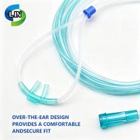 China Disposable Oxygen Tube Nasal Oxygen Cannula with Medical Grade PVC CE Certified for Single Use Only for sale