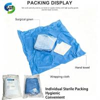 China Reinforced PP+PE Disposable Surgical Gown with Infrared Disinfection and Qualified Filtration Efficiency for sale
