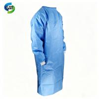 China Reinforced PP+PE Disposable Surgical Gown with Infrared Disinfection and Qualified Filtration Efficiency for sale