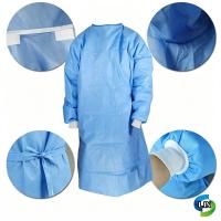 China Reinforced PP+PE Disposable Surgical Gown with Infrared Disinfection and Qualified Filtration Efficiency for sale