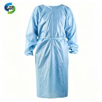 China Reinforced PP+PE Disposable Surgical Gown with Infrared Disinfection and Qualified Filtration Efficiency for sale
