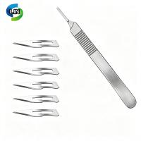 China Sterile Single-use Disposable Scalpel Handle with Carbon Steel Blade CE Certified for Surgical Use for sale