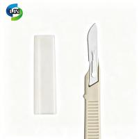 China Sterile Single-use Disposable Scalpel Handle with Carbon Steel Blade CE Certified for Surgical Use for sale
