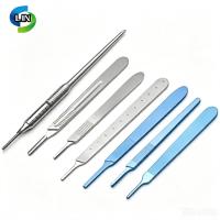China Sterile Single-use Disposable Scalpel Handle with Carbon Steel Blade CE Certified for Surgical Use for sale