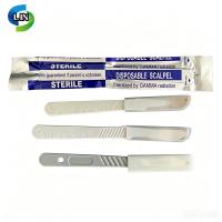 China Sterile Single-use Disposable Scalpel Handle with Carbon Steel Blade CE Certified for Surgical Use for sale