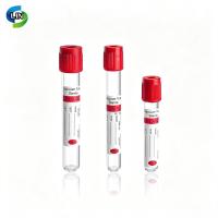 China CE Certified Class II Medical Devices Vacuum Blood Collection Tube with Glass + PET Plastic Construction for sale