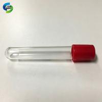 China CE Certified Class II Medical Devices Vacuum Blood Collection Tube with Glass + PET Plastic Construction for sale