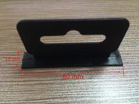 China Black Plastic Injection Plastic Part customized Plastic Hang Tag for sale