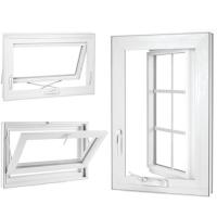 China Lead Free Large UPVC Casement Window American Style With Hand Crank for sale
