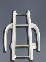 China Aluminum UPVC Door And Window  Handles / Zinc Upvc And Aluminum Window Hardware for sale