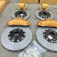 China For Mercedes-Benz W166 OEM 1664210181 Front 6 Pot Rear 1 Pot Brake Caliper Kit with Ceramic Brake Rotors for sale