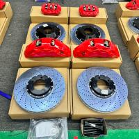 China For Porsche OEM 91135242500 A0005861243 Custom Front 10 Pot Rear 4 Pot For Brembo Big Brake Caliper Kits for sale