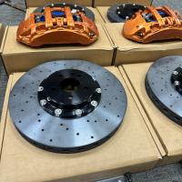China For Mercedes-Benz W140 OEM A0004209183 Custom for S63 AMG4 Brake Caliper Kit with Ceramic Brake Discs for sale