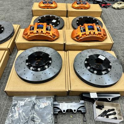 China For Mercedes-Benz W140 OEM A0004209183 Custom for S63 AMG4 Brake Caliper Kit with Ceramic Brake Discs for sale