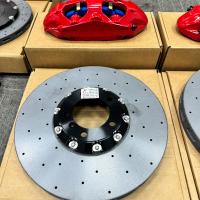 China For Porsche 992 OEM 992698093E Custom Front 10Pot Big Brake Caliper Kit with Ceramic Brake Rotors for sale