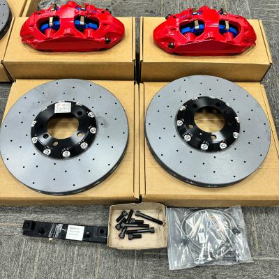 China For Porsche 992 OEM 992698093E Custom Front 10Pot Big Brake Caliper Kit with Ceramic Brake Rotors for sale