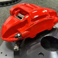 China For Tesla Model S OEM 105506600B Custom 6Pot Big Brake Caliper Kit with Ceramic Drilled Rotors for sale