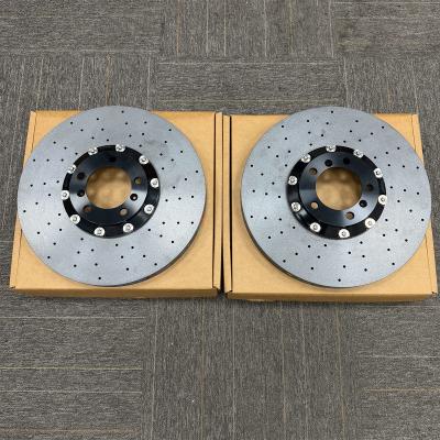 China For Cayenne Panamera 911 OEM 9Y0698451A Carbon Ceramic Brake Discs Replacement for Original Iron Brake Discs for sale