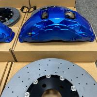 China For Land Rover OEM LR047905 for Akebono 10N EPB 4Pot with ceramic brake discs Brake Caliper Kit for sale