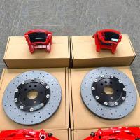 China For Audi A7 OEM 4H0615301M Custom for Akebono 10N EPB 4Pot with ceramic brake discs Brake Caliper Kit for sale