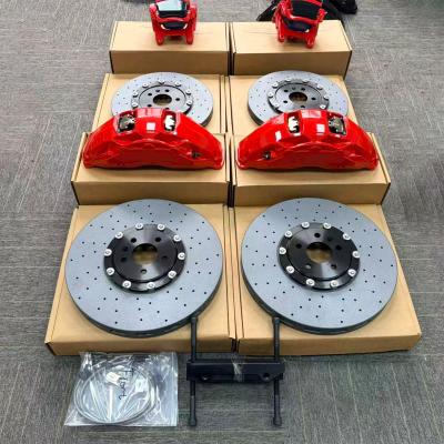 China For Audi A7 OEM 4H0615301M Custom for Akebono 10N EPB 4Pot with ceramic brake discs Brake Caliper Kit for sale
