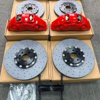 China For Audi A7 OEM 4H0615301M Custom for Akebono 10N EPB 4Pot with ceramic brake discs Brake Caliper Kit for sale
